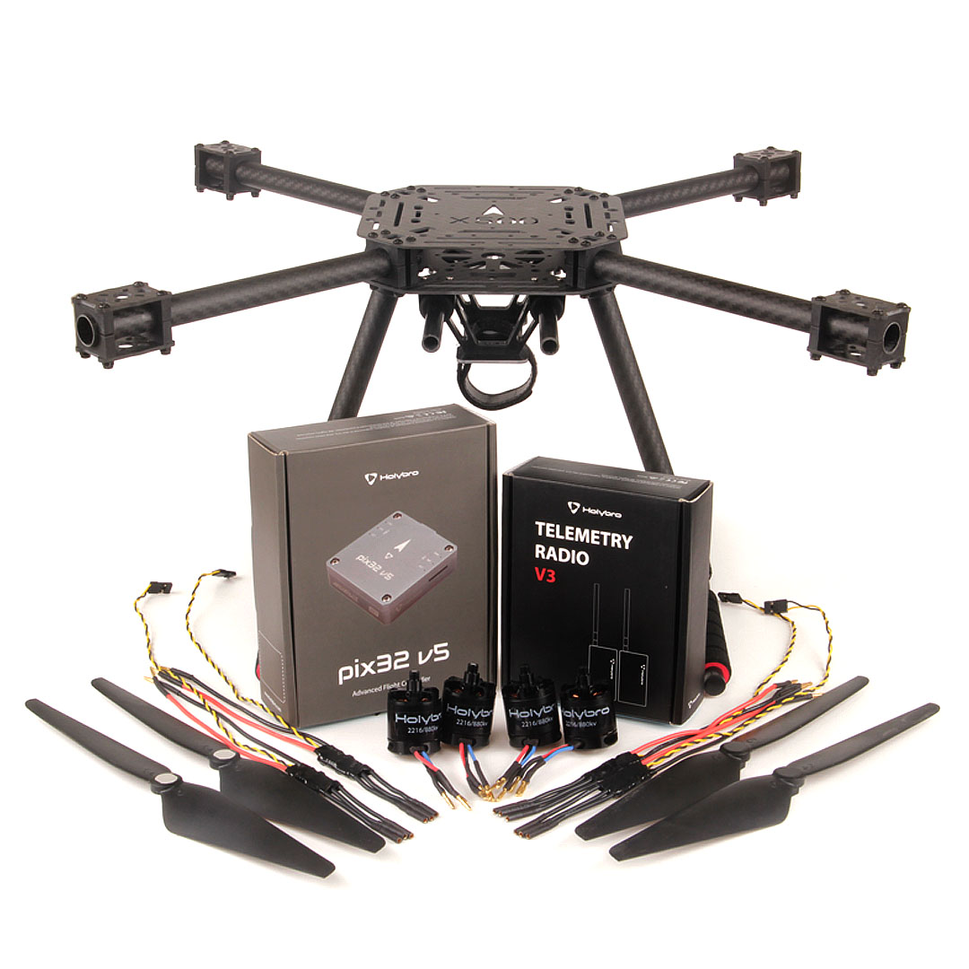 Holybro X500 Hacker Drone Kit /w Pix32 V5, 433Mhz Telemetry - Unmanned ...